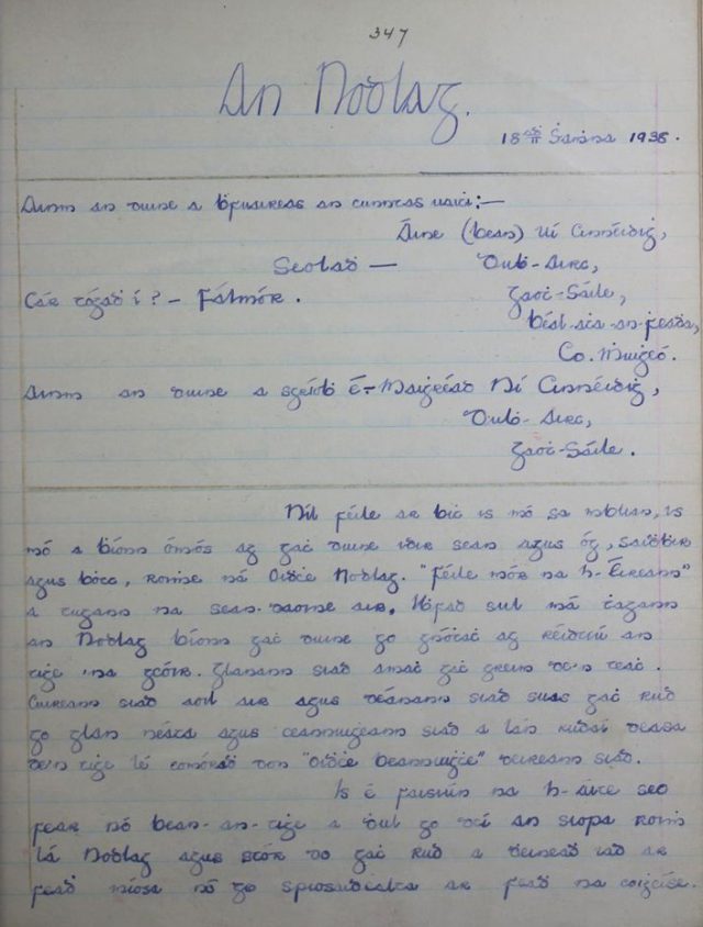 Ó DHÚCHAS: Féile mór na hÉireann’ a thugtar Oíche Nollag… – Tuairisc.ie