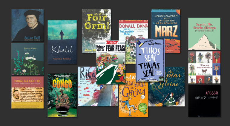 16 leabhar ainmnithe ar ghearrliostaí leabhar na bliana ag Oireachtas ...
